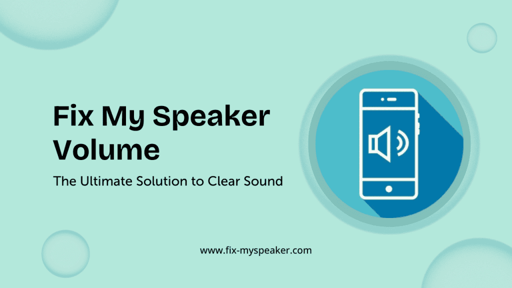 Fix My Speaker Volume - Proven Solutions for Maximum Audio Performance