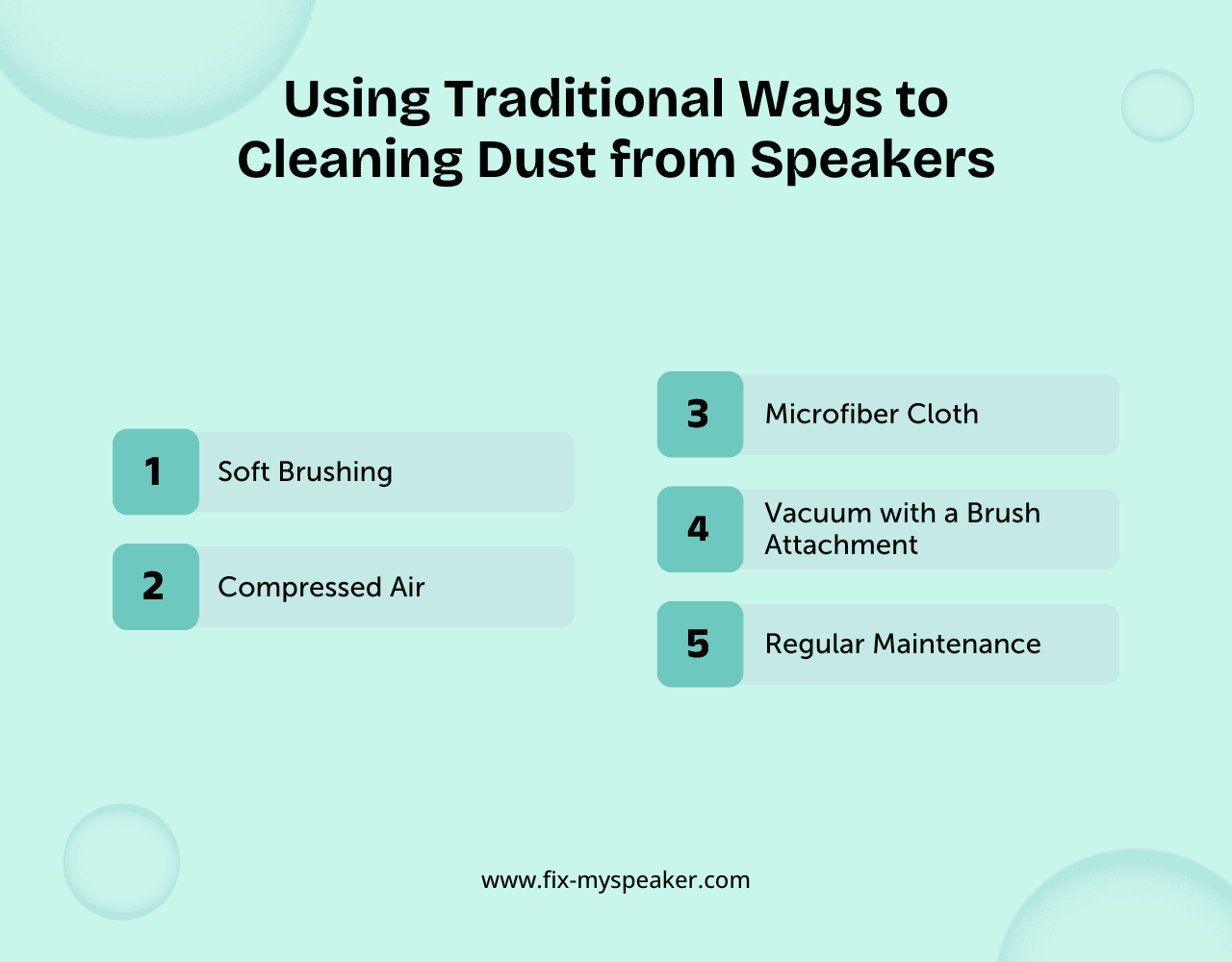 How To Use Speaker Dust Cleaning Sound Maintain Your Audio Quality